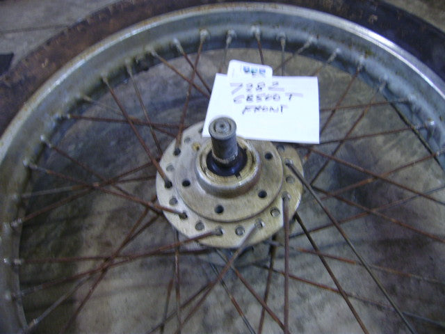 Honda CB500T front Wheel sku 7282 – ClassicJapaneseMotorcycles
