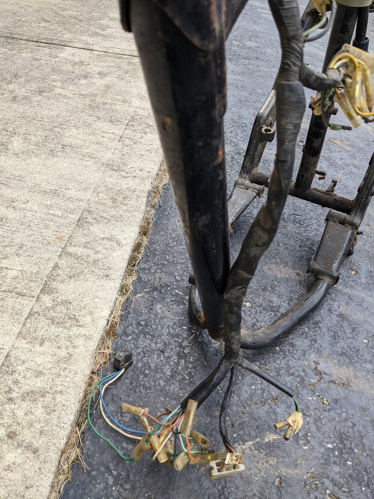 Sold Auction Ohio Honda CB500T 1975 Motorcycle Frame sku 7285 ...