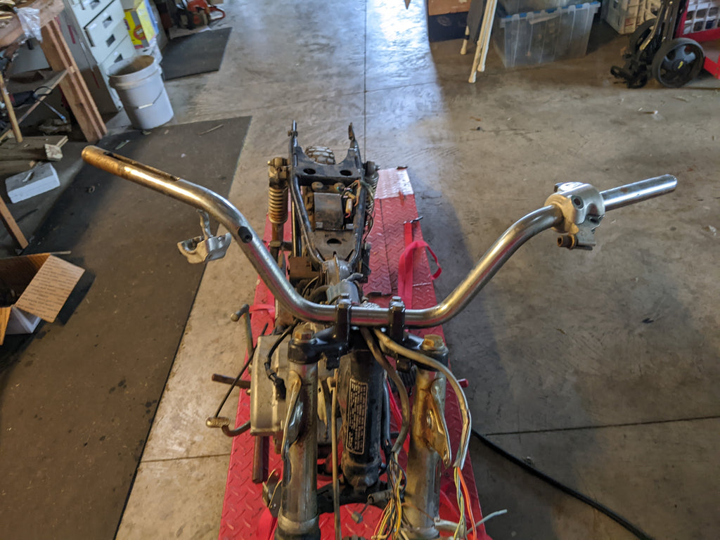 Honda CB125S Handlebar my sku 7481 – ClassicJapaneseMotorcycles