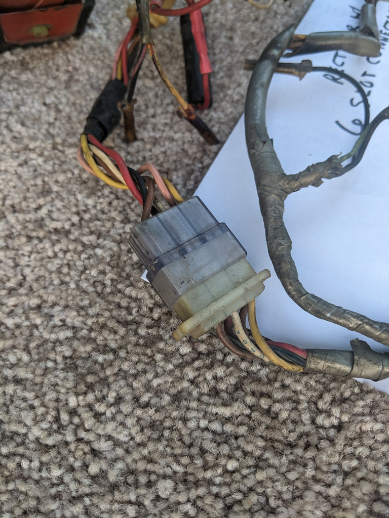 Honda Motorcycle Rectifier with uncut wiring harness using 6 slot conn ...