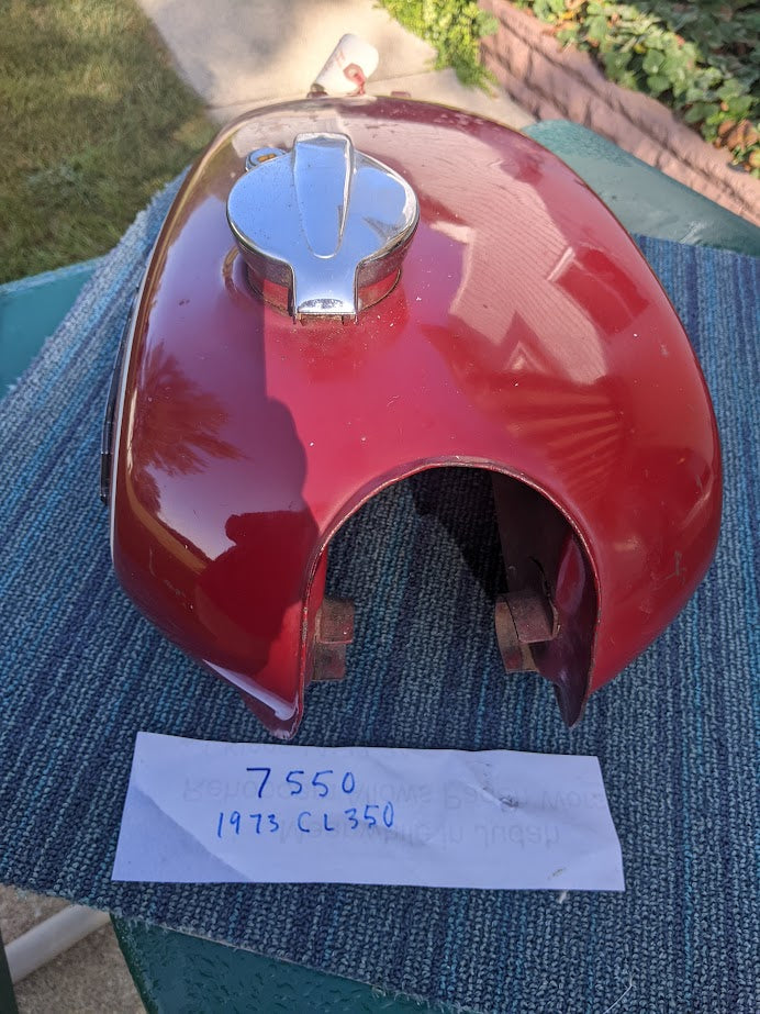 Sold Ebay 09152023Honda CL350 1972-1973 Magna Red Gas tank sku 7550 ...