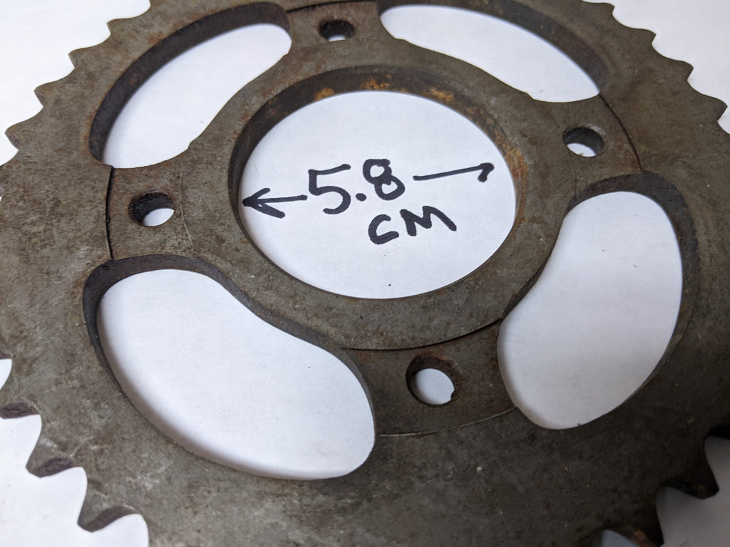 Honda CB125 1978-1982 Rear Sprocket 39 tooth, 428 chain, 4 bolt @6.4cm ...