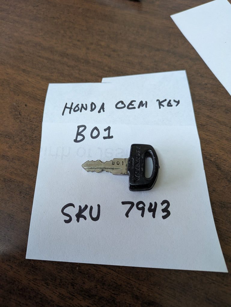 Honda Motorcycle Key B01 sku 7943 – ClassicJapaneseMotorcycles