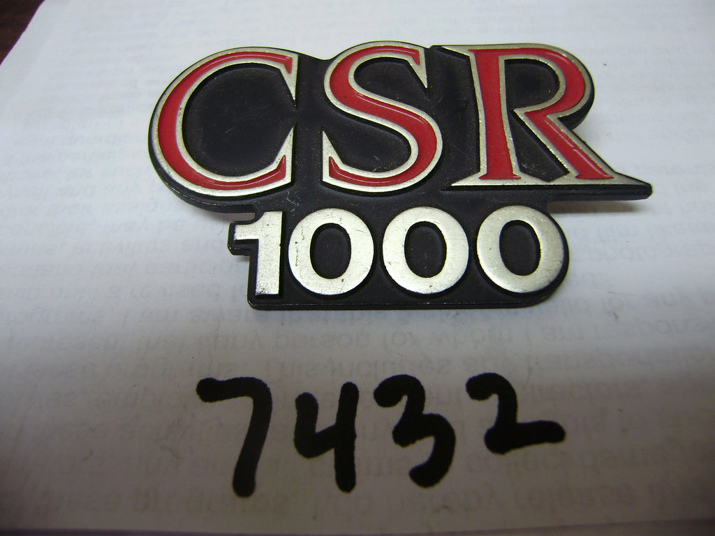 Kawasaki CSR 1000 sidecover badge sku 7432 – ClassicJapaneseMotorcycles