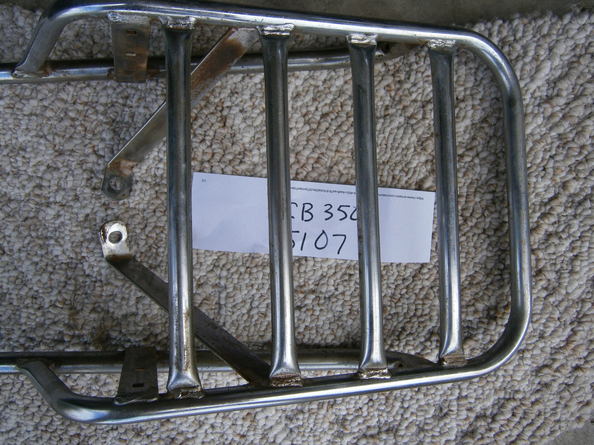 Honda CB350 CL350 Luggage Rack 5107 – ClassicJapaneseMotorcycles