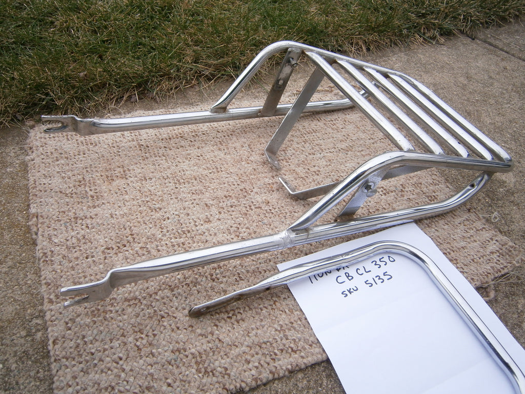 Honda CB350 CL350 Luggage Rack 5135 – ClassicJapaneseMotorcycles