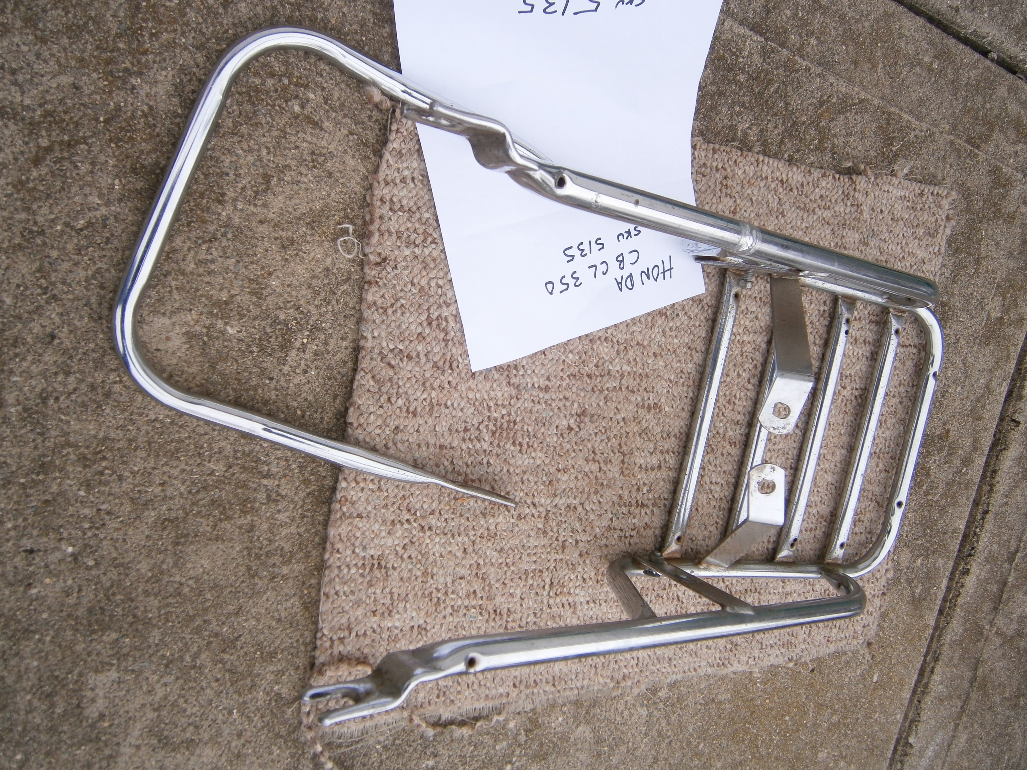 Honda CB350 CL350 Luggage Rack 5135 – ClassicJapaneseMotorcycles