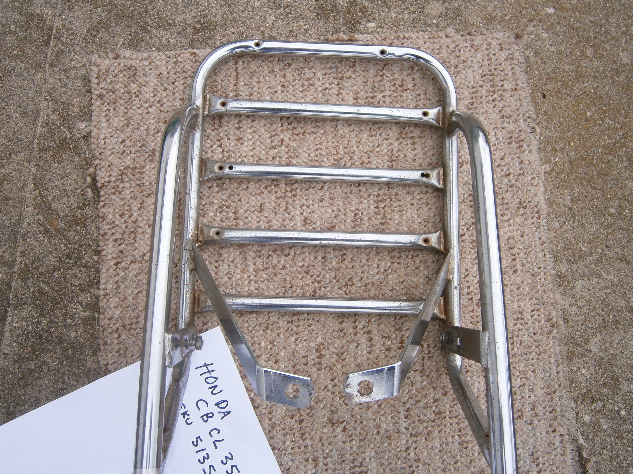 Honda CB350 CL350 Luggage Rack 5135 – ClassicJapaneseMotorcycles