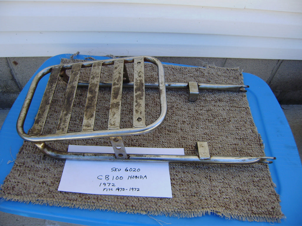 Honda CB100 luggage rack sku 6020 – ClassicJapaneseMotorcycles