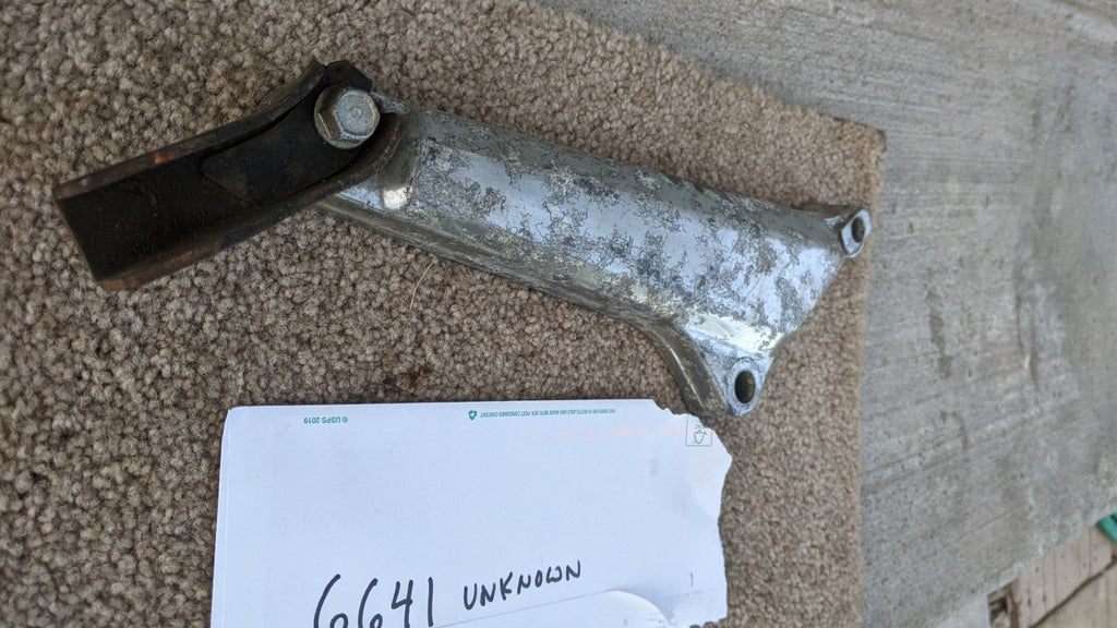 Honda CM400 CB450 Left side footpeg with exhaust hangeru 6641A ...