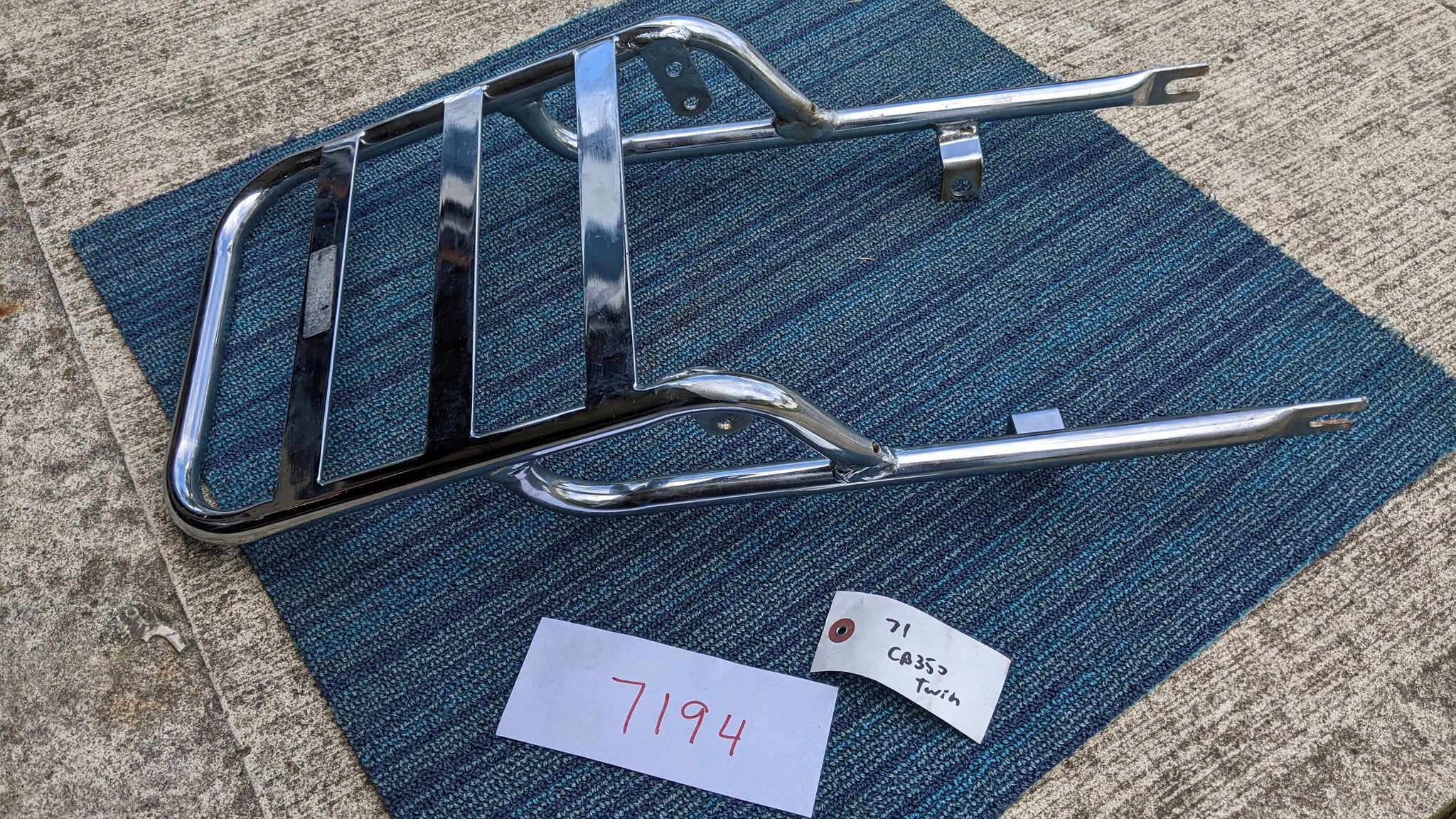 Honda CB350 Luggage Rack sku 7194 – ClassicJapaneseMotorcycles