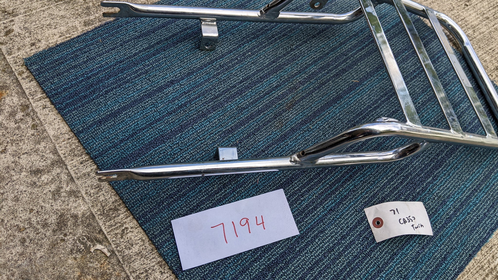 Honda CB350 Luggage Rack sku 7194 – ClassicJapaneseMotorcycles