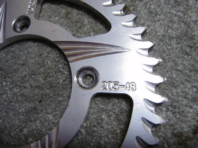 Sold Ebay Vortex 205-48 48T 428 chain 4 bolt pattern Aluminum Rear Spr ...