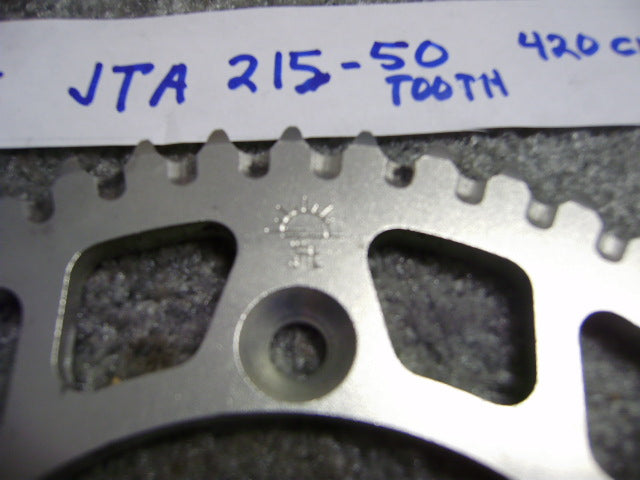 JT 50T 420 Chain 4 Bolt pattern Aluminum Alloy Rear Sprocket - JTA215 ...