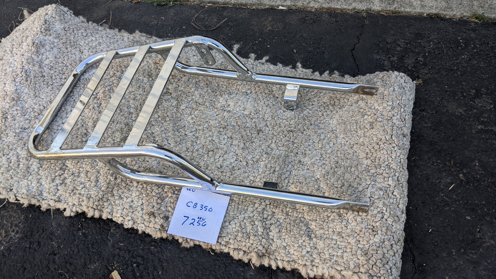 Honda CB350 1971 luggage rack New old stock sku 7256 ...