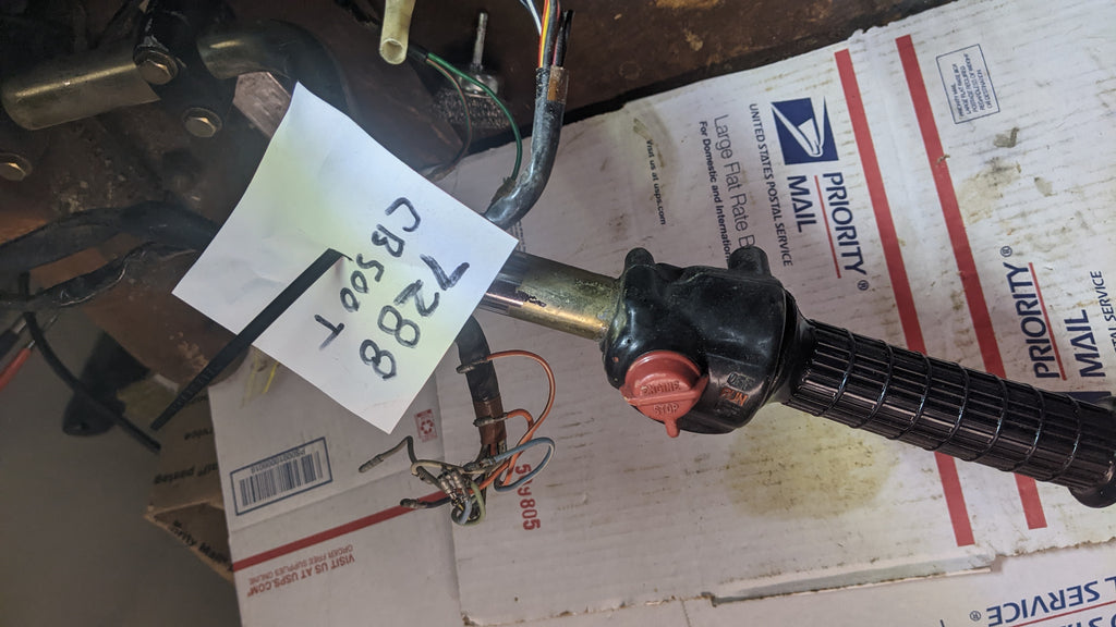 Sold ebayHonda CB500T Handlebar with switches sku 7288 ...
