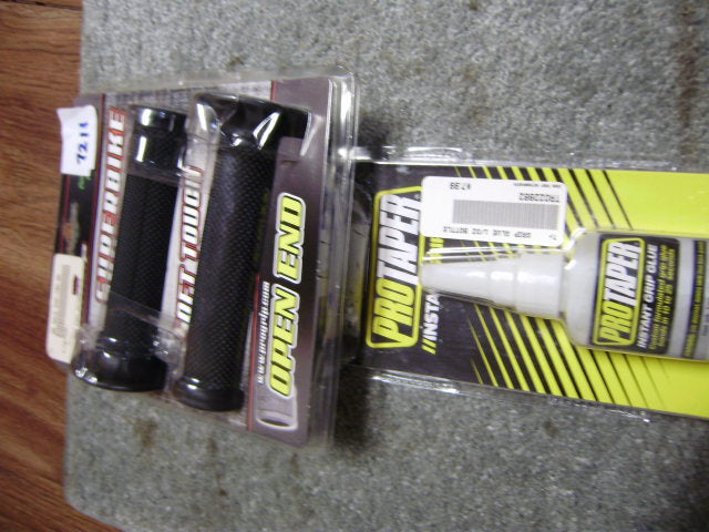 Superbike Soft Touch Race Grip pair plus Pro Taper Grip Glue sku 7211 ...