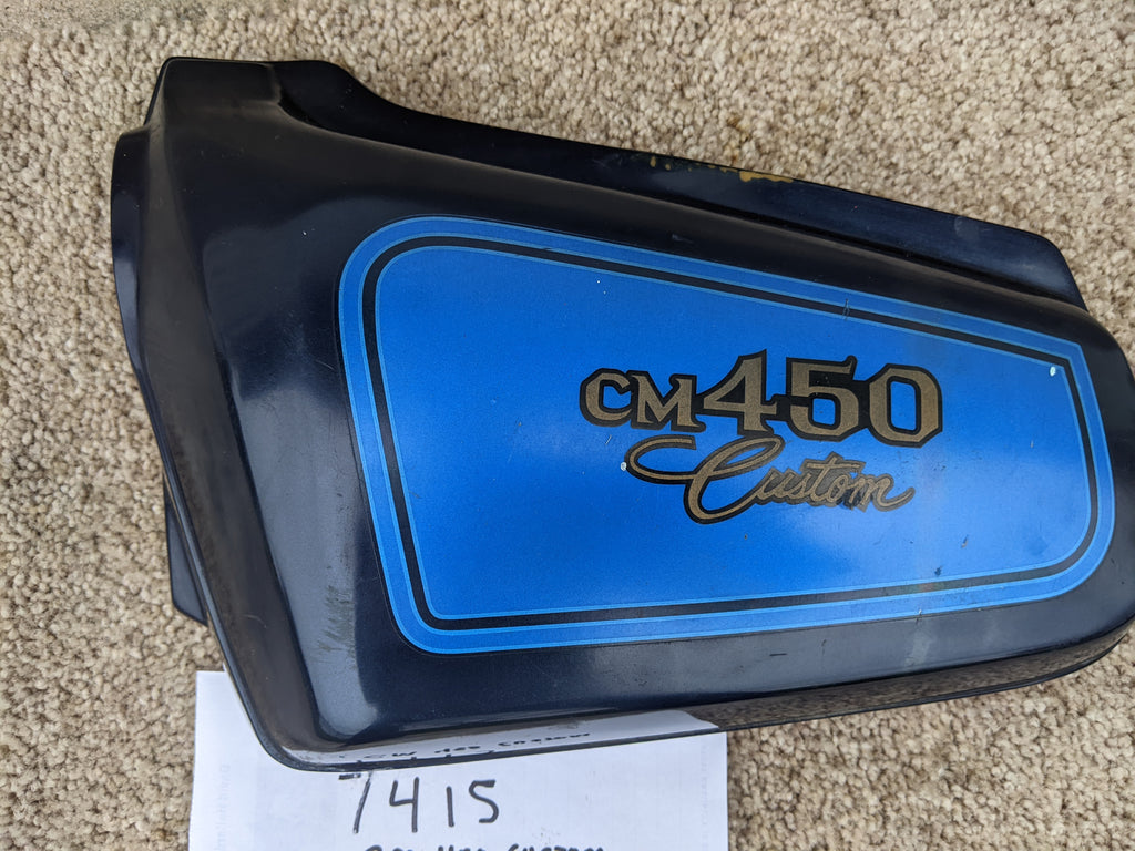 Honda CM450 Custom sidecover left blue sku 7415 ...