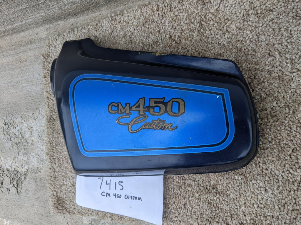 Honda CM450 Custom sidecover left blue sku 7415 ...