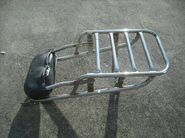 Honda CB350 CL350 Luggage Rack with back rest – ClassicJapaneseMotorcycles