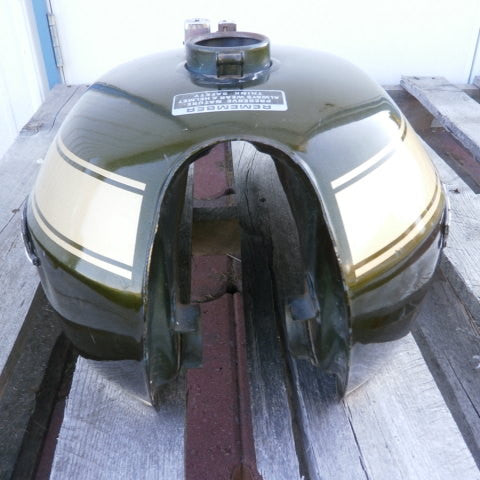 Sold Honda CB450 Gas Tank 1972 Candy Baccus Olive ...