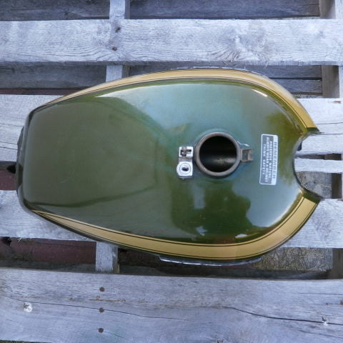 Sold Honda CB450 Gas Tank 1972 Candy Baccus Olive ...