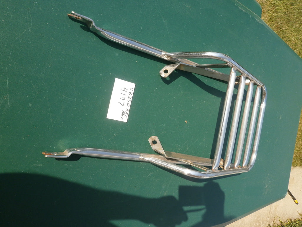 Honda CB350 Chrome Luggage Rack – ClassicJapaneseMotorcycles
