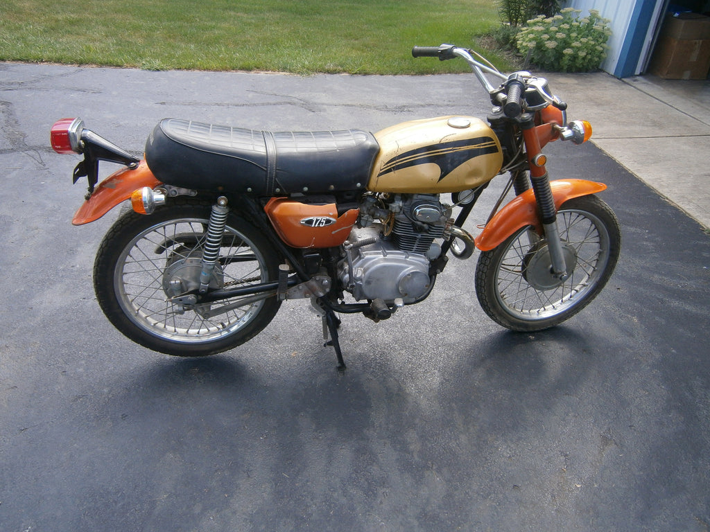 Honda CL175 1971 Engine points cover 4532 – ClassicJapaneseMotorcycles