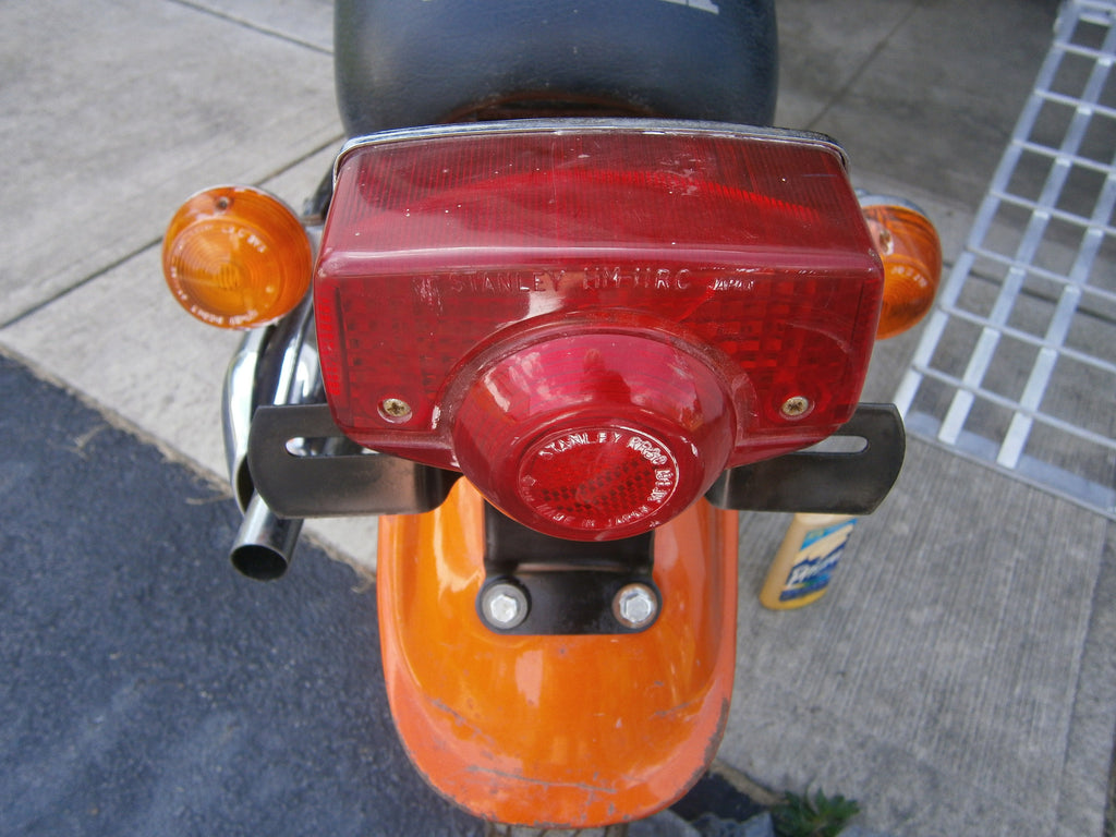 Honda CL175 1971 Tail Light complete with lens and bracket 4422 ...