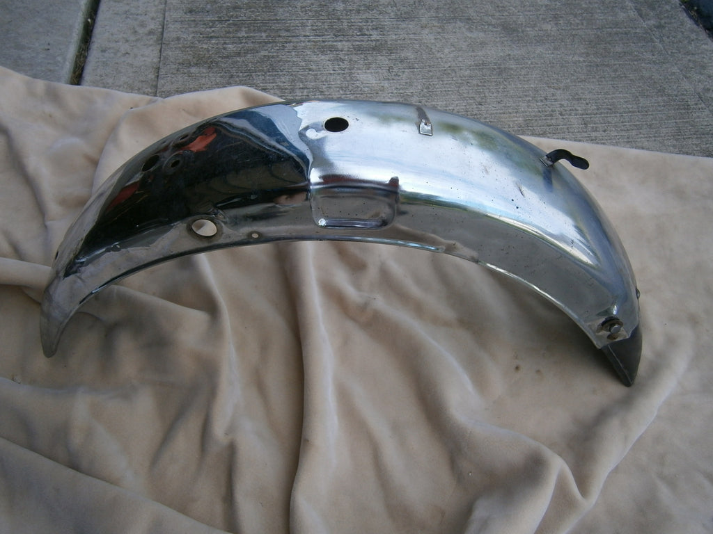 Suzuki TS185 Fender Chrome Rear sku 4625 – ClassicJapaneseMotorcycles